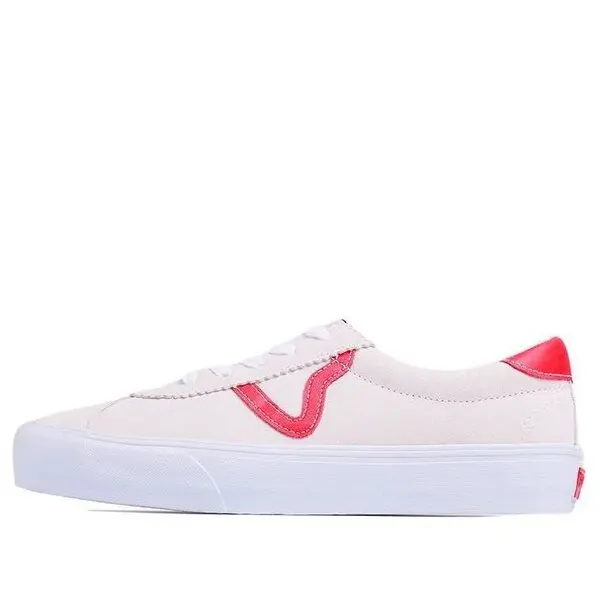 VANS Epoch Vr3 Lx Lace Up Sneakers - White/red