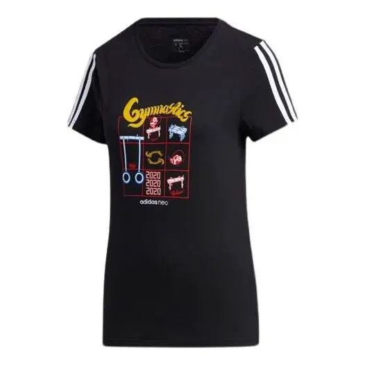 Adidas Neo Graphic T-shirt - Black/multi-color