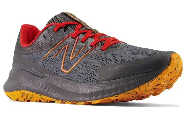 NEW BALANCE Dynasoft Nitrel V5 Performance Footwear - Dark Gray/yellow/red