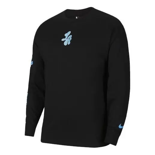 Nike Nba Courtside City Edition Long Sleeve - Black