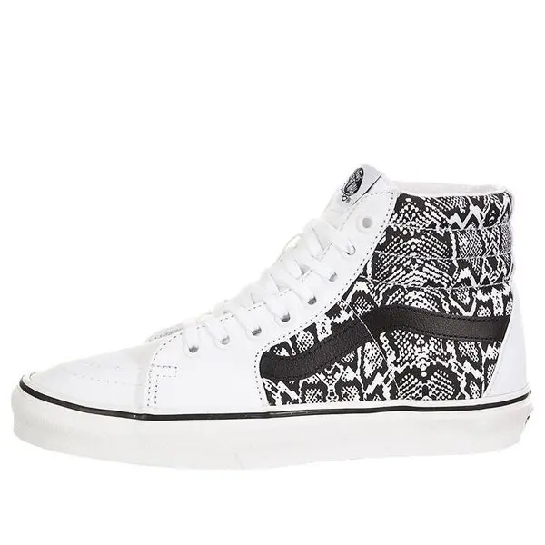 VANS Sk8-hi 'python' High Top Lace-up Sneakers - Black/white