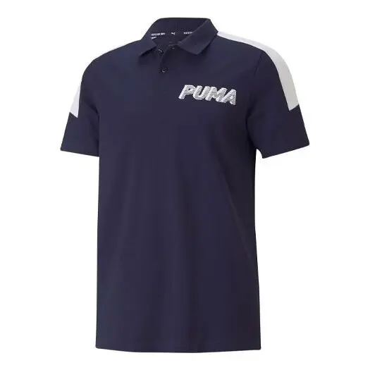 PUMA Modern Sports Logo Polo T-shirt - Navy