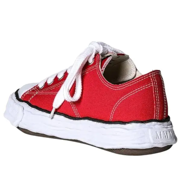 Mihara Yasuhiro Peterson 23 Og Sole Canvas Low Top Sneakers - Red