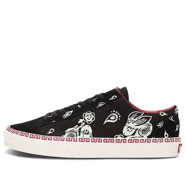 VANS Style 36 Low Top Sneakers - Black/white/red