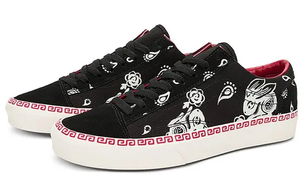 VANS Style 36 Low Top Sneakers - Black/white/red
