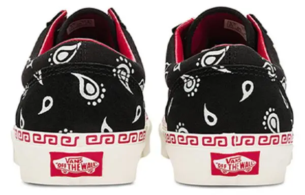 VANS Style 36 Low Top Sneakers - Black/white/red
