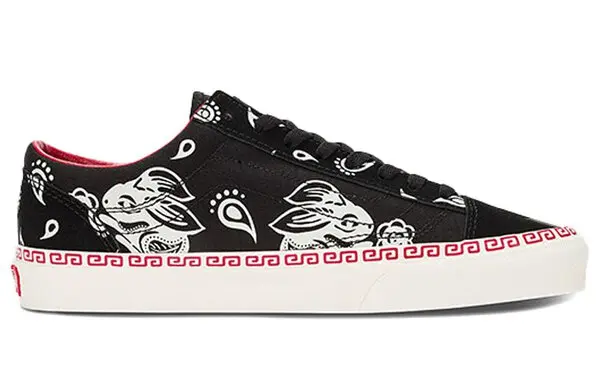 VANS Style 36 Low Top Sneakers - Black/white/red