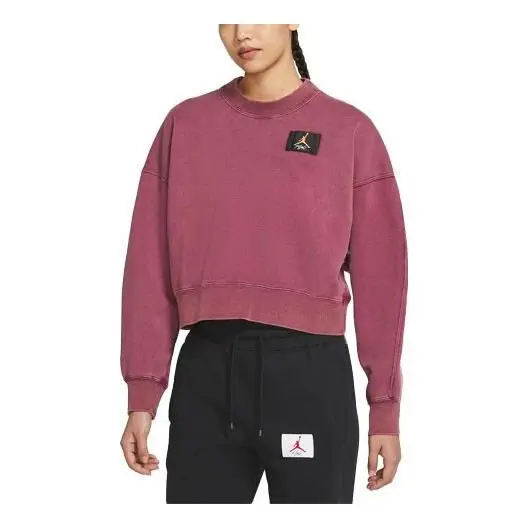 JORDAN Flight Crewneck Sweatshirt - Red