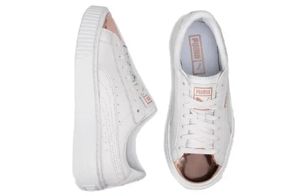 PUMA Basket Platform Metallic Sneakers