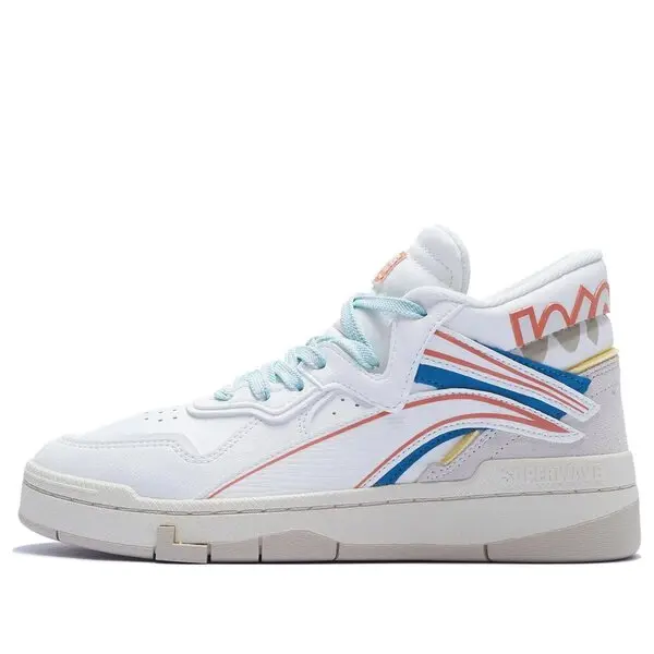 LI-NING Mid Prm High Top Sneakers - White/red/blue