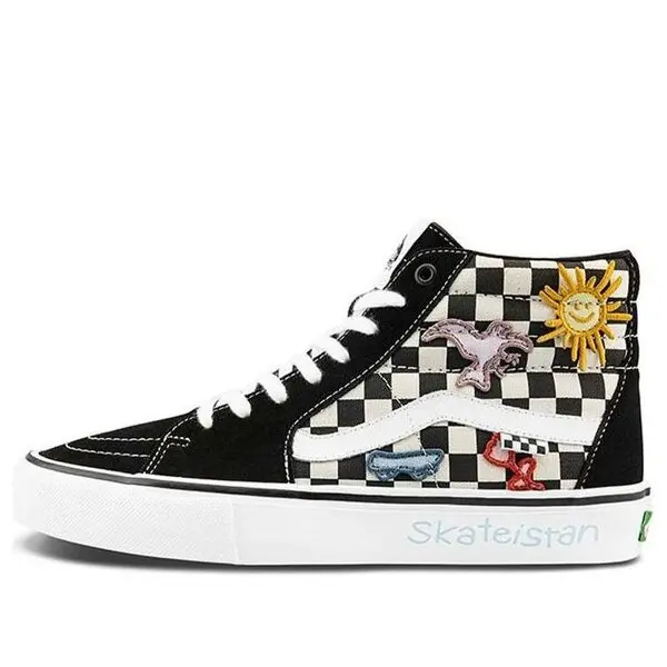 VANS Skateistan X Skate Sk8-hi Checkerboard - Black/white