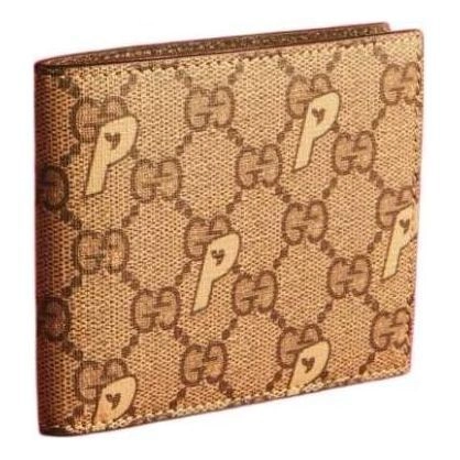 Gucci X Palace Gg-p Supreme Bi-fold Wallet - Beige