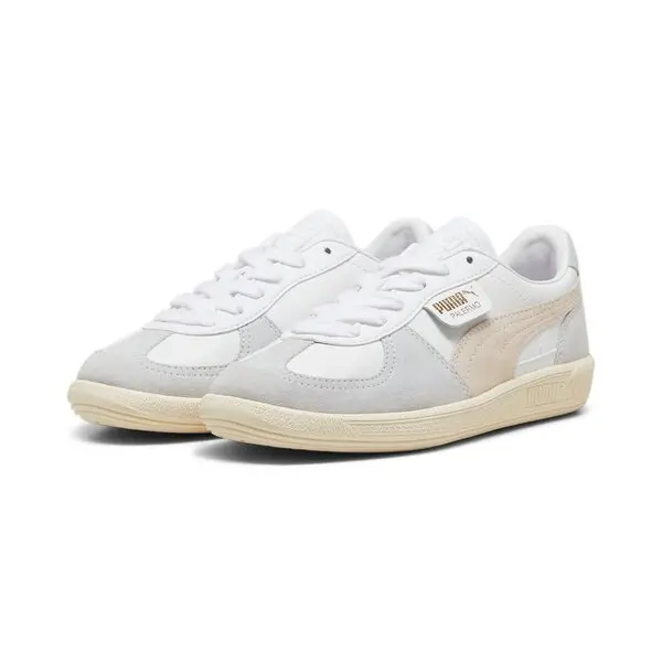 PUMA Palermo Lth Sneakers - Grey/white/beige