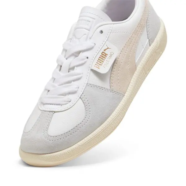 PUMA Palermo Lth Sneakers - Grey/white/beige