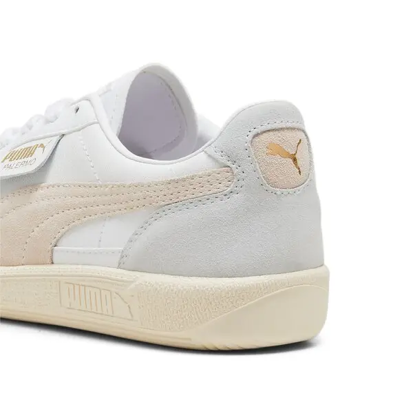 PUMA Palermo Lth Sneakers - Grey/white/beige