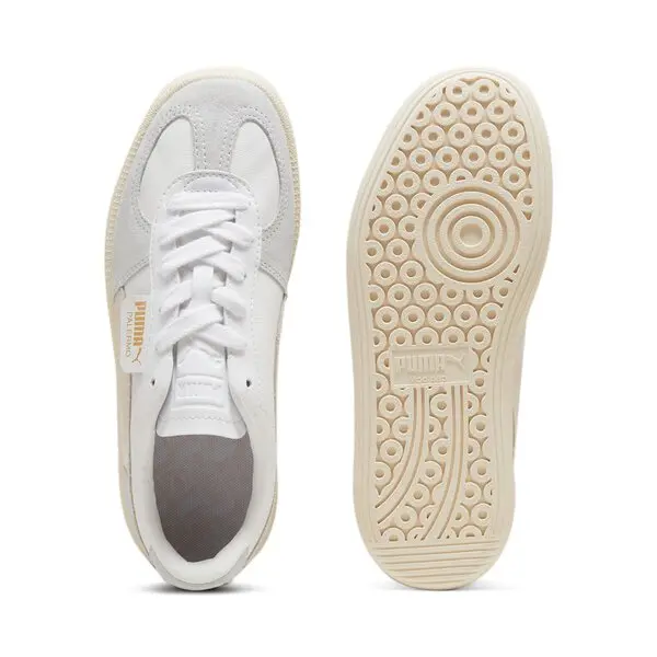 PUMA Palermo Lth Sneakers - Grey/white/beige