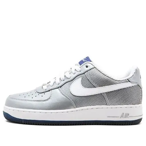 Nike Force 1 Low Premium 'futura' Sneakers - Silver/white