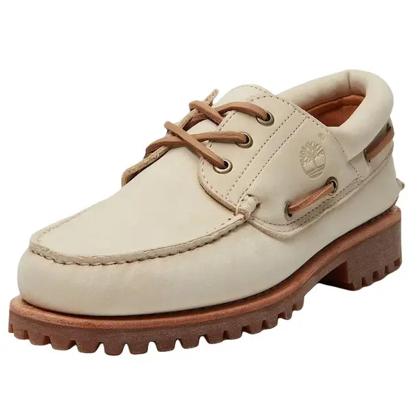 Timberland Lake House 3-eye Lug Boat Shoes - Light Beige