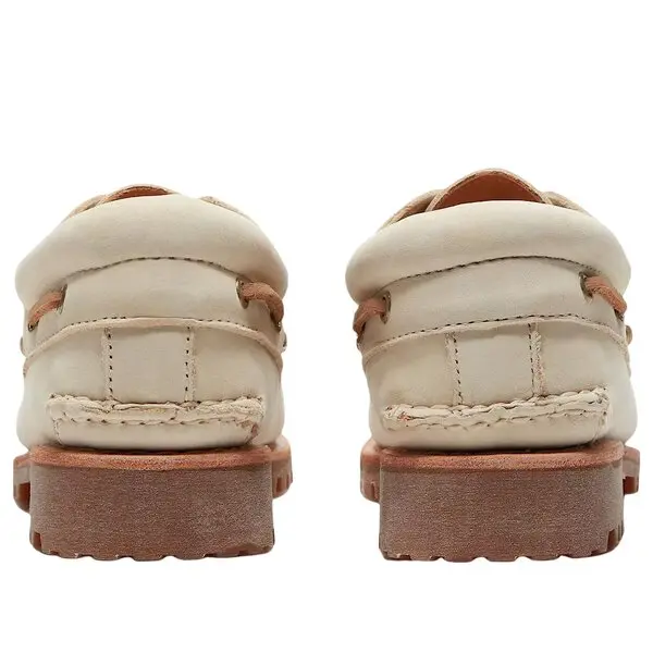 Timberland Lake House 3-eye Lug Boat Shoes - Light Beige