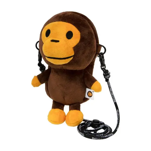 A BATHING APE Baby Milo Monkey Cross Body Bag