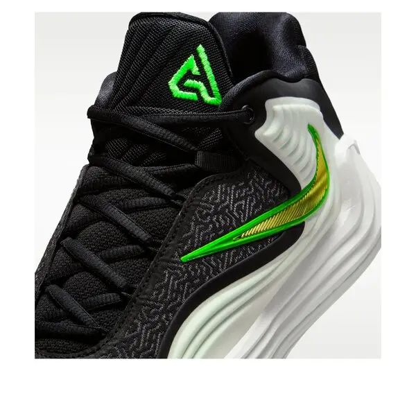 Nike Giannis Freak Ep 'double Take' Sneakers - Black/sail/luminous Green