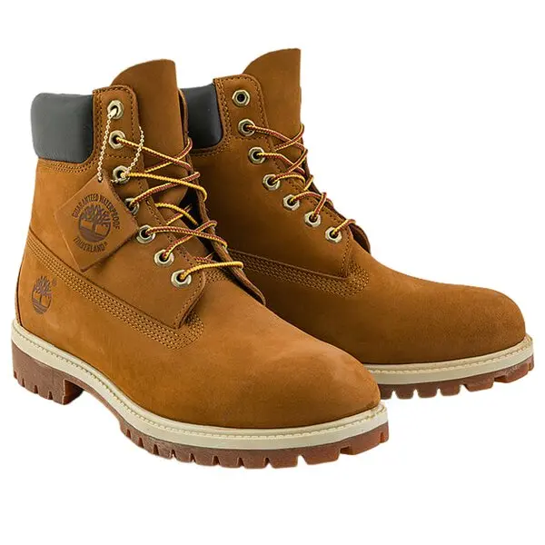Timberland Premium 6-inch Waterproof Lace-up Boots - Dark Wheat