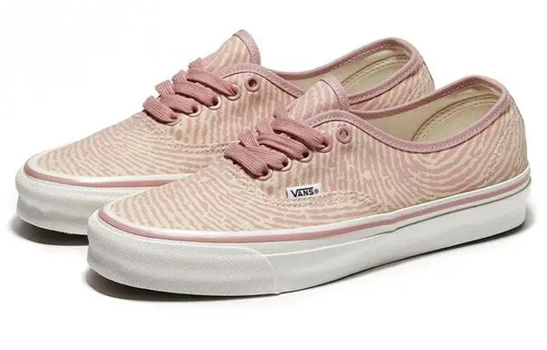 VANS Spunge X Og Authentic Lx 'peppercorn' Low Top Sneakers - Pink/white