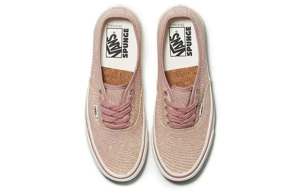 VANS Spunge X Og Authentic Lx 'peppercorn' Low Top Sneakers - Pink/white