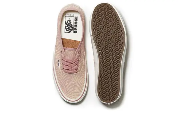 VANS Spunge X Og Authentic Lx 'peppercorn' Low Top Sneakers - Pink/white