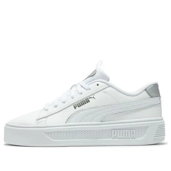PUMA Smashplatform V3 Pop Up Metallics Sneakers - Puma White