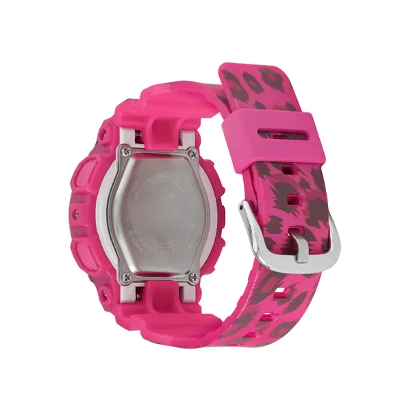 Casio Baby-g Ba-110lp-4a Leopard Print Watch - Red