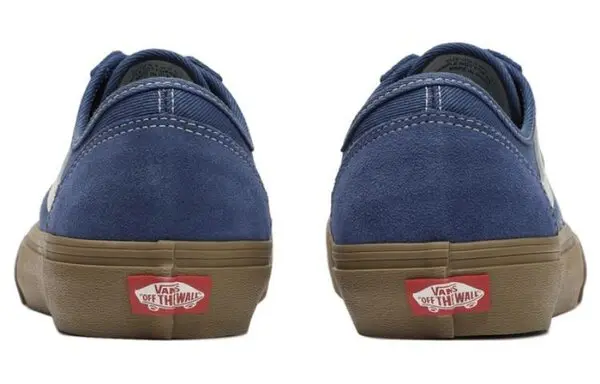 VANS Style 36 Casual Skateboarding Shoes Blue - Blue/brown