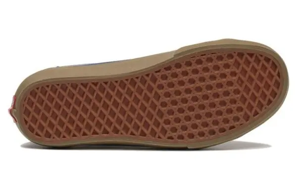 VANS Style 36 Casual Skateboarding Shoes Blue - Blue/brown