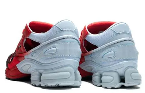 Adidas Raf Simons X Ozweego Replicant "halo Blue" Sneakers - Red