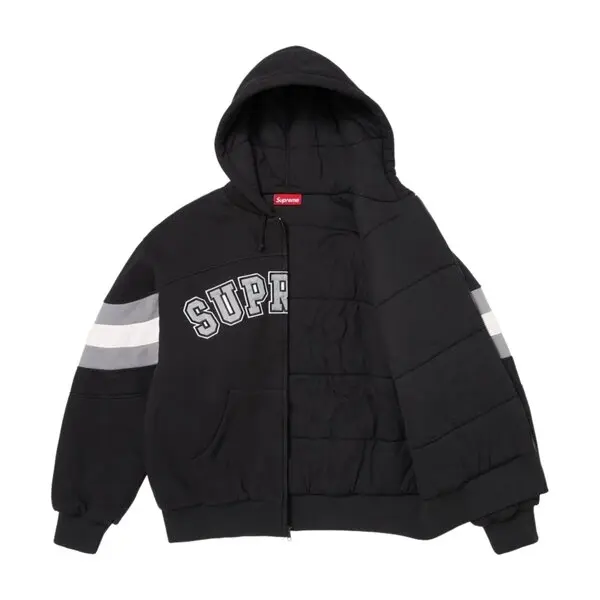 Supreme Ss26 Filled Zip Up Hooded Sweatshirt