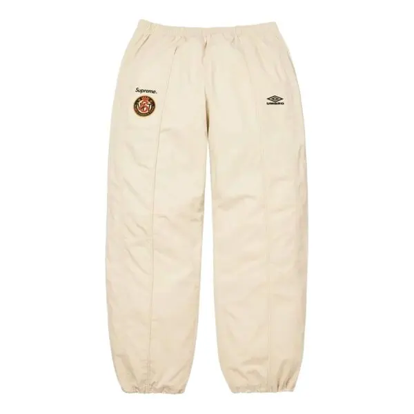Supreme X Umbro Ss26 Cotton Ripst-shirt Track Pant - Stone