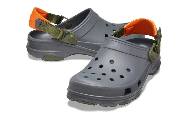 CROCS All-terrain Clog - Grey/orange