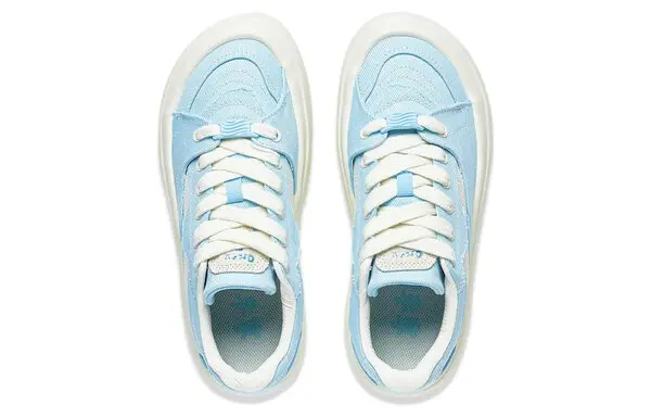 LI-NING Puff Platform Sneakers - Sky Blue/beige
