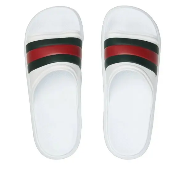 Gucci Web Slide Sandal 780286-j8700-9032 - White/green/red