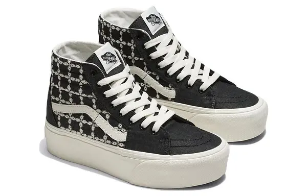 VANS Sk8-hi Tapered Stackform "denim Mix" High Top Sneakers
