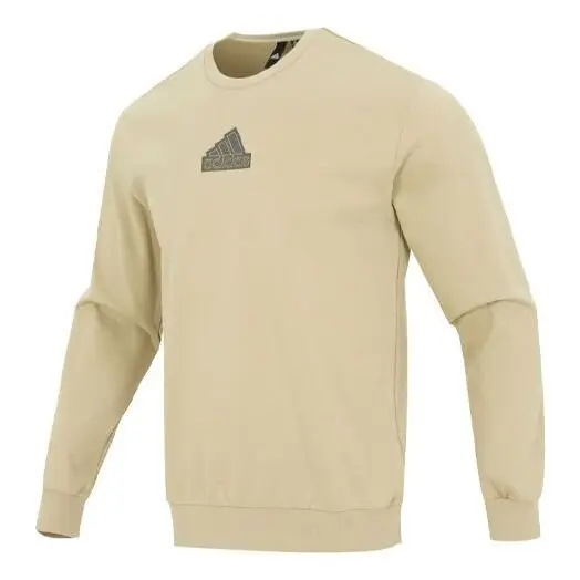 Adidas Tech Must Haves Crewneck Pullover - Beige
