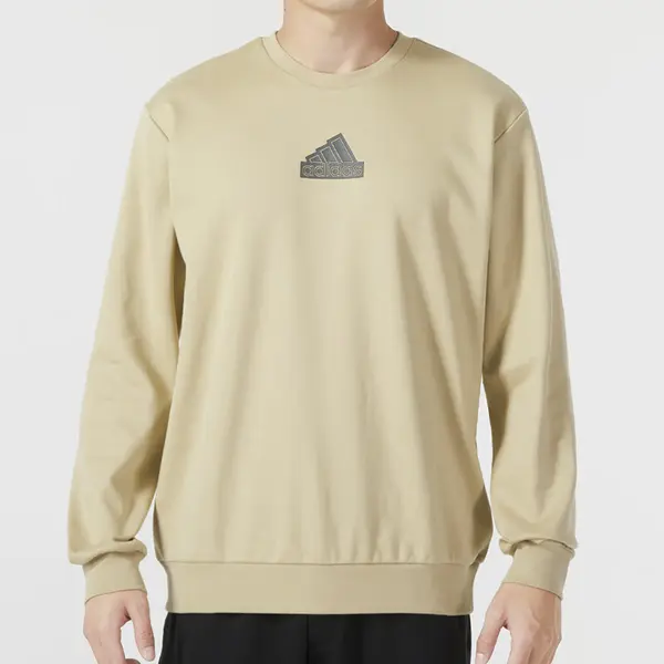 Adidas Tech Must Haves Crewneck Pullover - Beige
