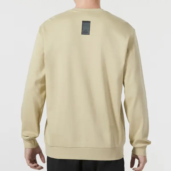 Adidas Tech Must Haves Crewneck Pullover - Beige