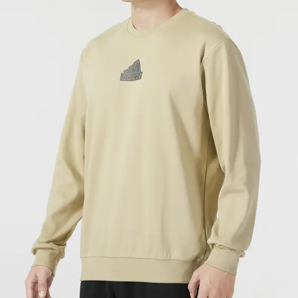 Adidas Tech Must Haves Crewneck Pullover - Beige