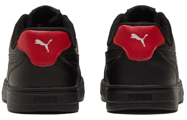 PUMA Caven Logomania Low Top Sneakers - Black/red