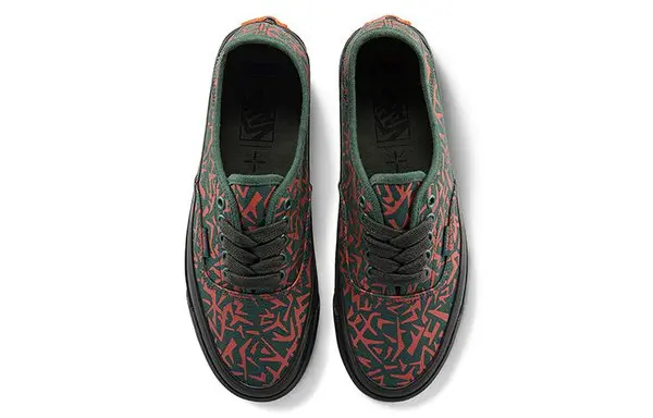 VANS Taka Hayashi X Style 43 Lx "geo Camo Jungle Green - Green/orange