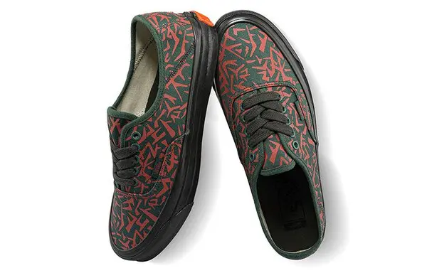 VANS Taka Hayashi X Style 43 Lx "geo Camo Jungle Green - Green/orange
