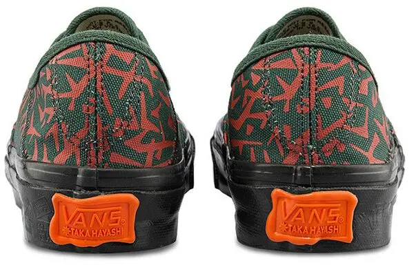 VANS Taka Hayashi X Style 43 Lx "geo Camo Jungle Green - Green/orange