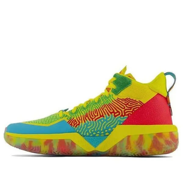NEW BALANCE Two Wxy High Top Athletic Sneakers - Yellow