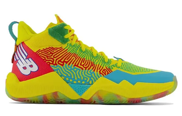 NEW BALANCE Two Wxy High Top Athletic Sneakers - Yellow